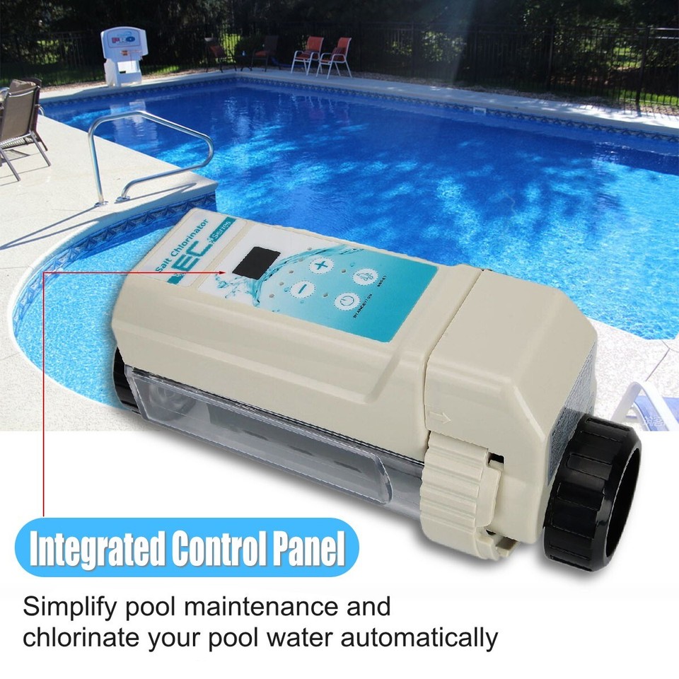 Complete Salt Water Pool Chlorine Generator System Fits 26000 Gallon ...