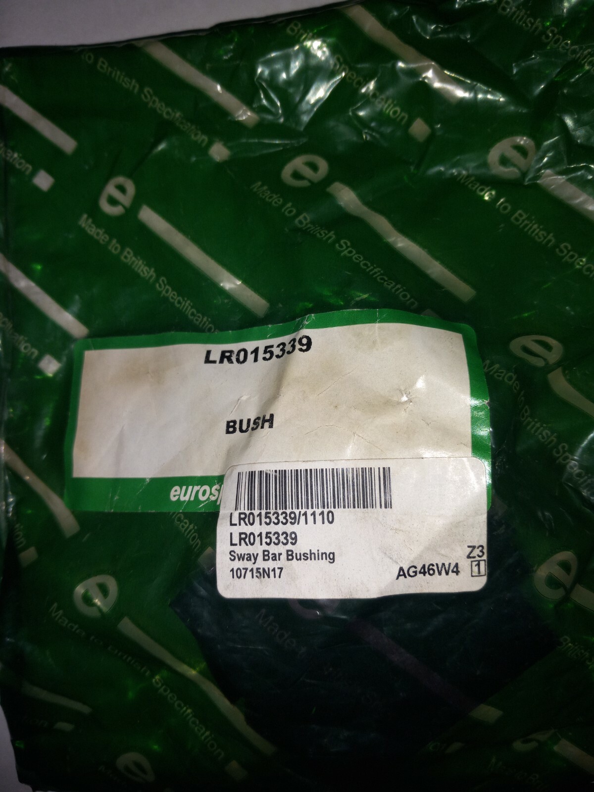 Genuine Land Rover Bushing Front Stabilizer Bar Lr3 OEM LR015339 for ...