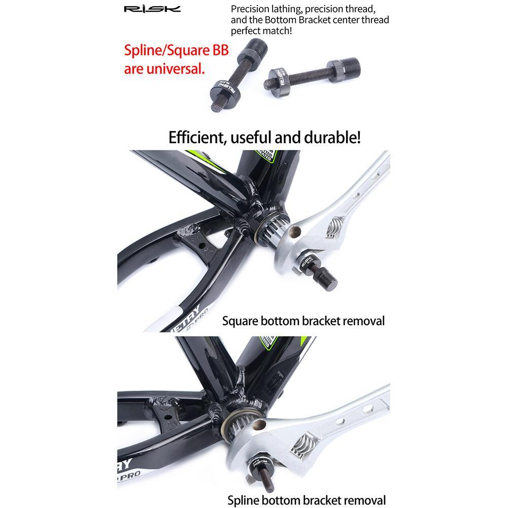 AU Bike Square Bottom Bracket BB Sleeve Fixed Rod Anti Drop Screw ...