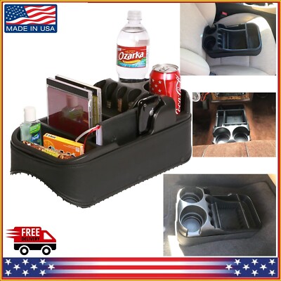 Universal Center Console Car Cup Holder Organizer Drink Truck Floor ...