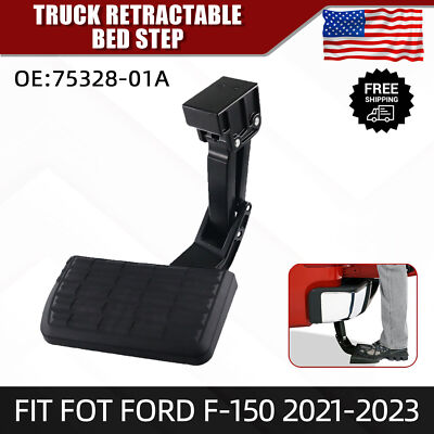 Fit For 2021~2023 Ford F-150 Rear Truck Bumper Side Bed Step ...