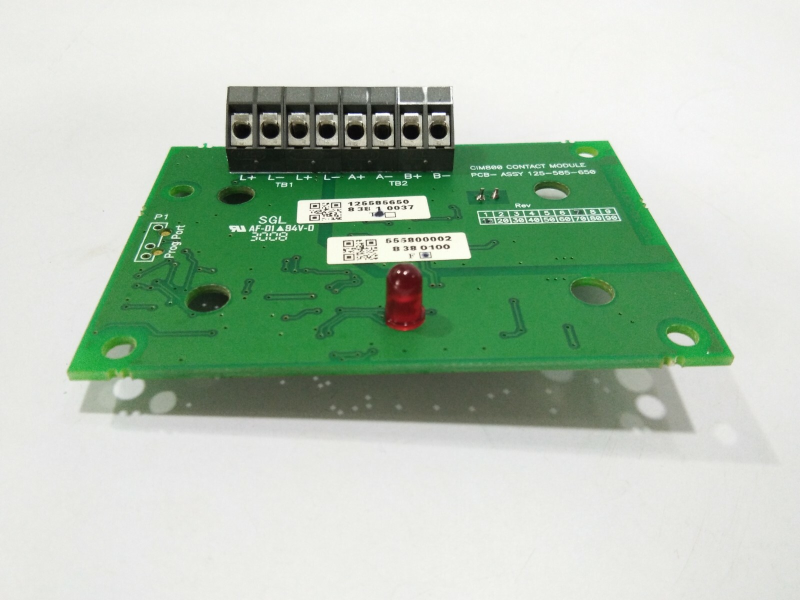 TYCO CIM800 CONTACT MODULE PCB SGL PCB-ASSY 125-585-650 125-165-269 ...