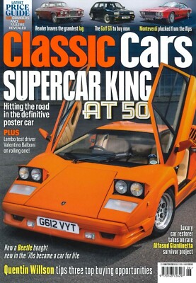 Classic Cars Magazine: Lambo Countach, Jaguar 420G, Quentin Willson ...