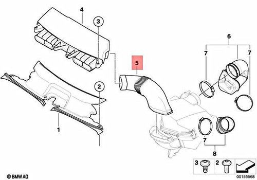 Genuine BMW X3 E83 X3 2.5si 3.0i 3.0si SAV Rubber Boot 13713428066 | eBay
