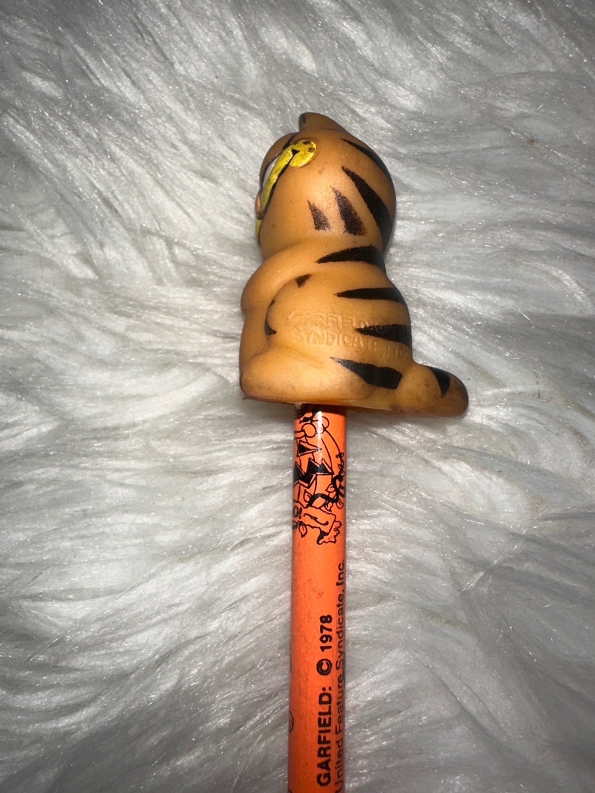 Vintage Garfield Pencil & Pencil Topper 1978 | eBay
