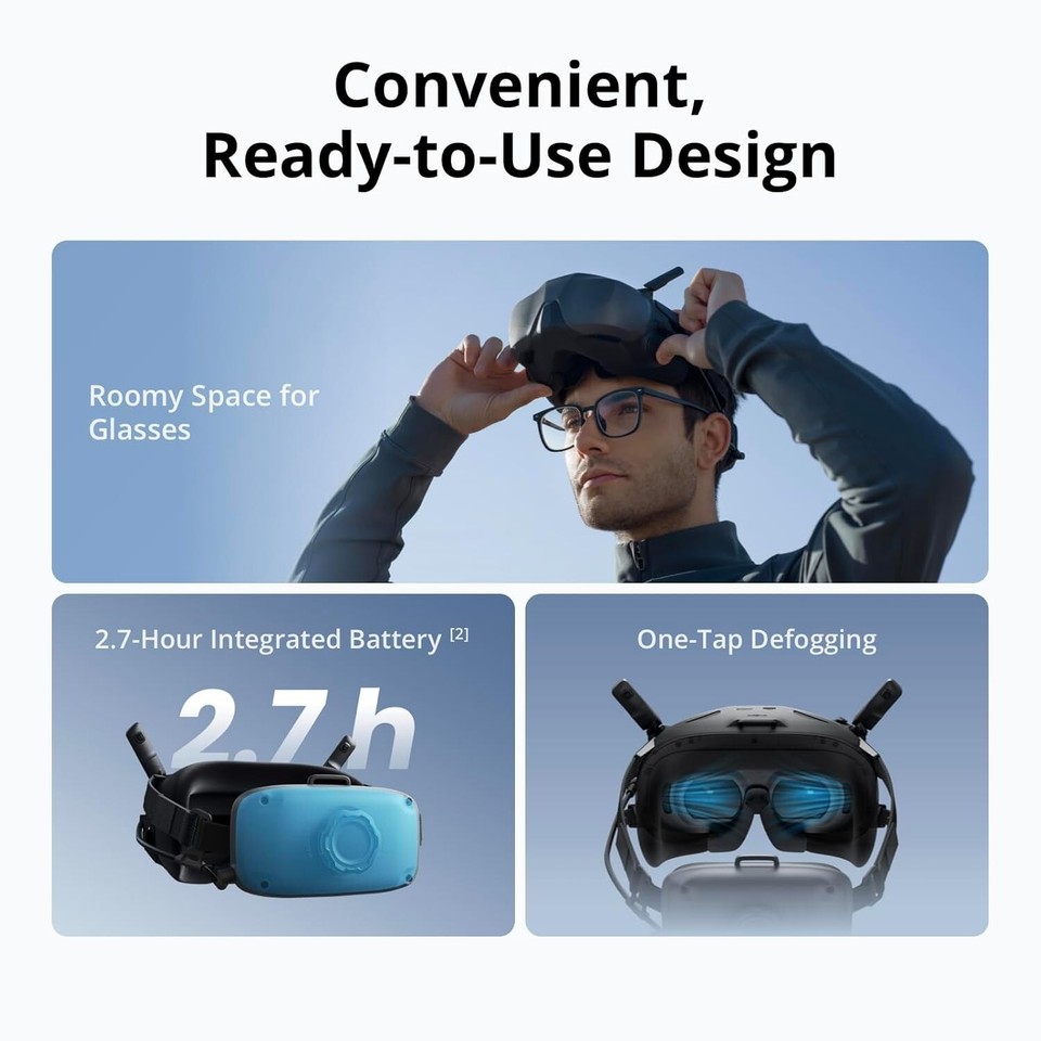 DJI Goggles N3, FPV Goggles with 1080p Ultra-Wide Screen | eBay UK