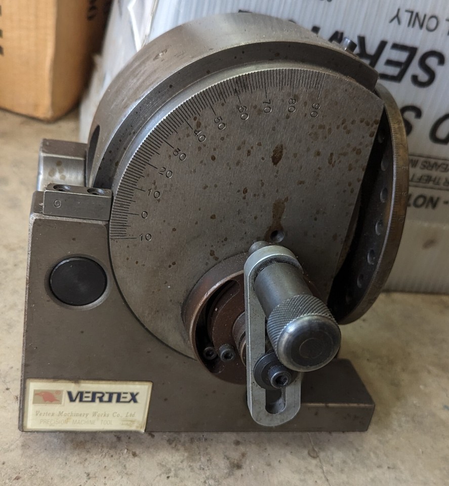 VERTEX 10-1/2" INDEX/DIVIDING HEAD AND PARTS | eBay