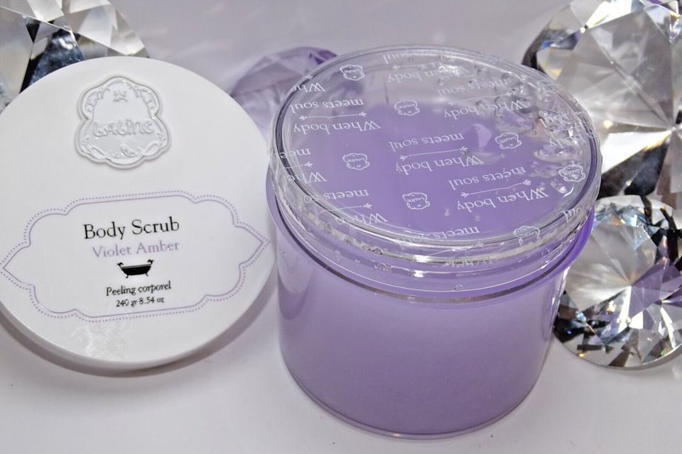 Laline body scrub Violet Amber 240G/ 8.54 OZ | eBay
