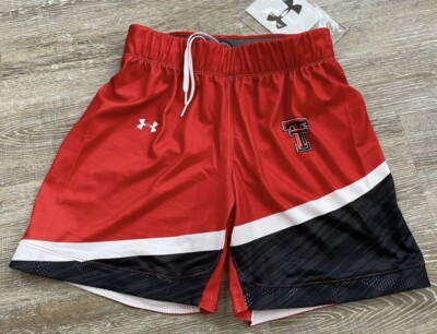 NEW Texas Tech Red Raiders Shorts Basketball Under Armour Primetime ...