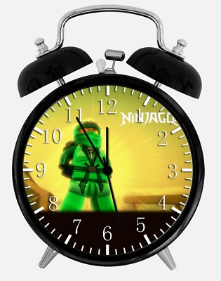 Lego Ninja Ninjago Alarm Desk Clock 3.75" Home Office Decor Z05 Nice ...
