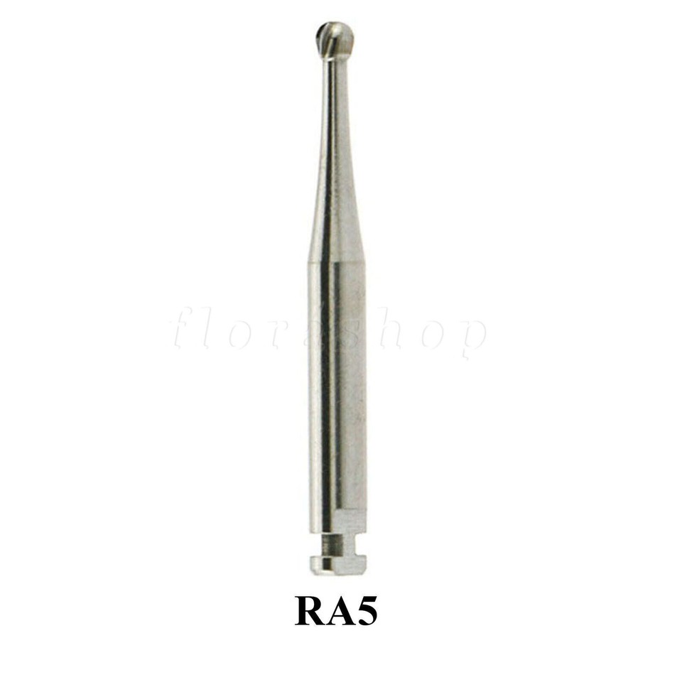 Dental Round Latch Carbide Bur RA 1 2 3 4 5 6 7 8 Midwest Fit Slow ...