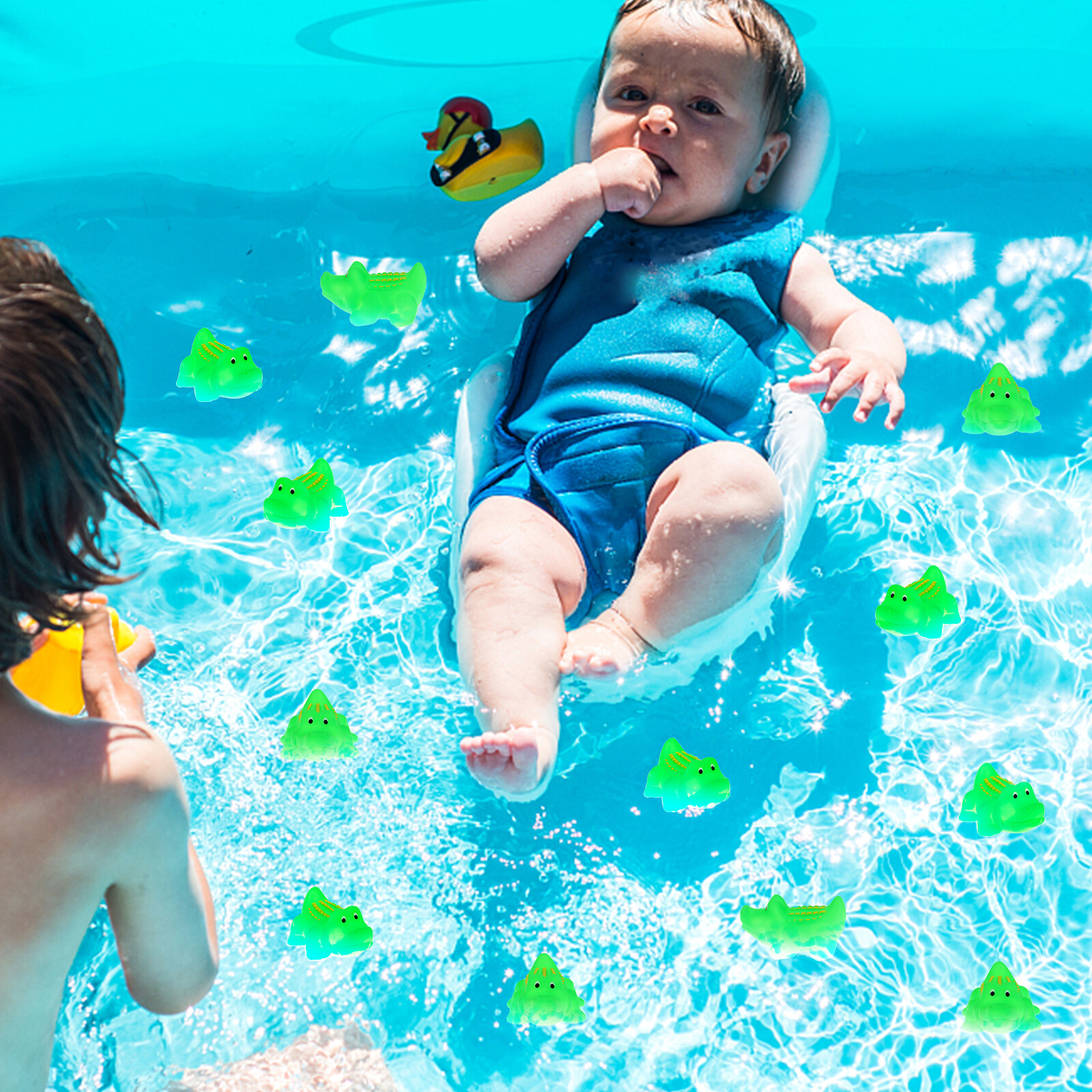 72Pcs Rubber Alligator Crocodile Family Bathtub Toy Alligator Bath ...