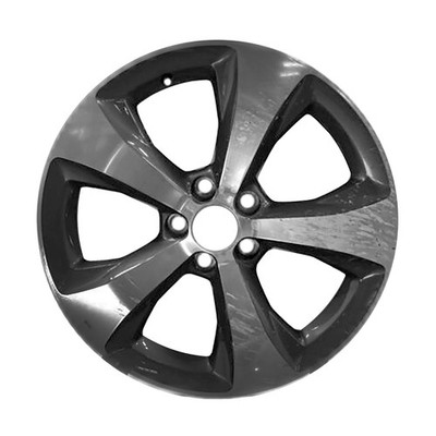 09205 New Polished and Painted Dark Charcoal Metallic Alloy Wheel 18 x ...