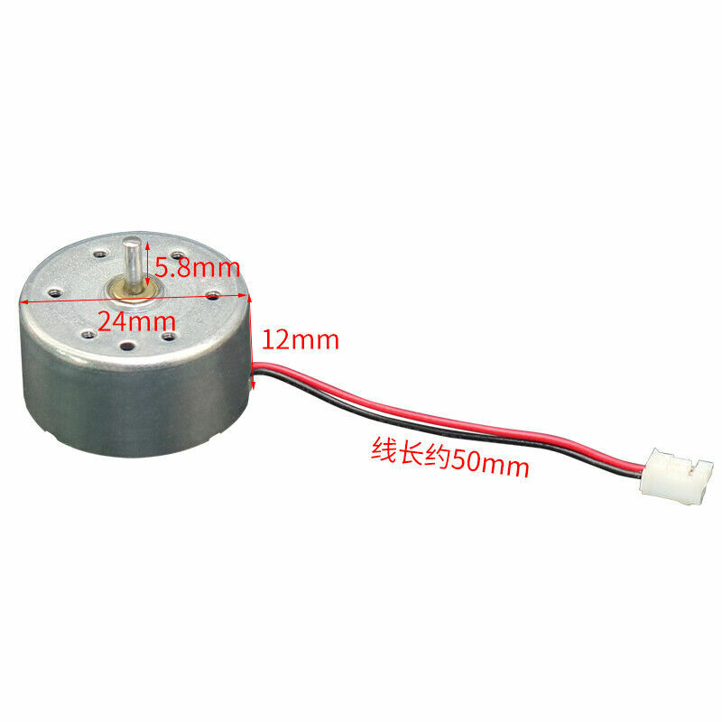 DC 3V 5V 6v 12000RPM Mini RF-300CA Solar Power Motor Small Round Motor ...