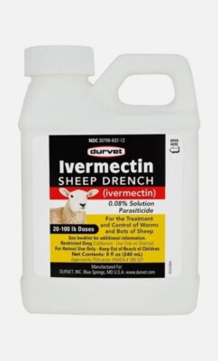 Durvet Sheep Drench Dewormer Wormer 8 fl oz 240ml 06/2026 | eBay