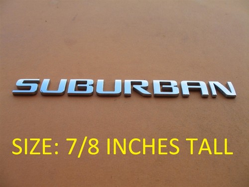 CHEVROLET SUBURBAN REAR GATE CHROME EMBLEM LOGO BADGE SIGN SYMBOL USED ...