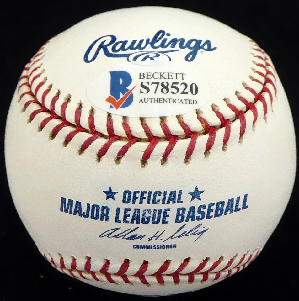 Mike Squires Autographed Signed MLB Baseball Chicago White Sox Beckett ...