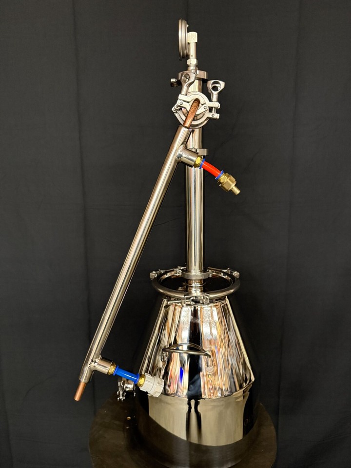 Pot Still - Entry Level 8 gallon stainless steel fractionating column ...