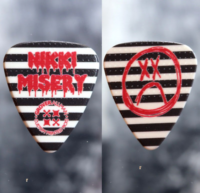 New Years Day - Nikki Misery 2022 Tour Guitar Pick - Grover Allman | eBay