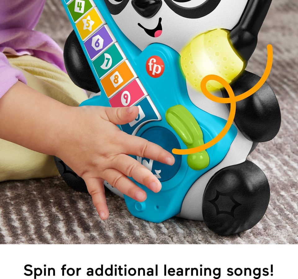 Fisher Price Link Squad Jam Count Panda Interactive Learning Toy for ...