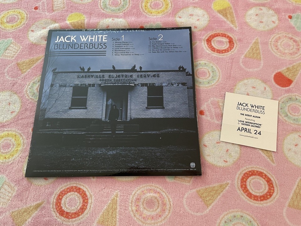 Jack White Blunderbuss Inverted Lightning Blue w/Black Bolt Third Man ...