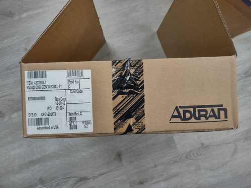 Adtran NetVanta 3430 2ND GEN W/ DUAL T1 Access Router 4202820L1 | eBay
