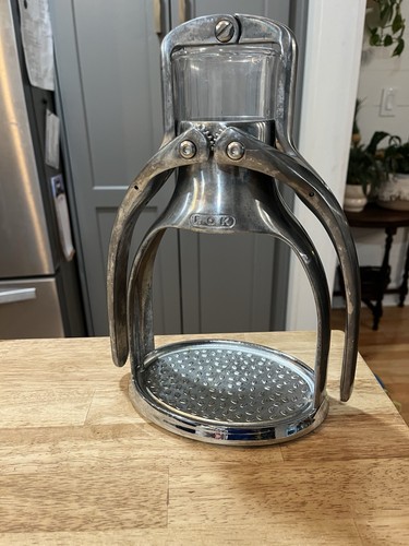 ROK Presso Manual Espresso Coffee Press Maker Machine Silver - Press ...