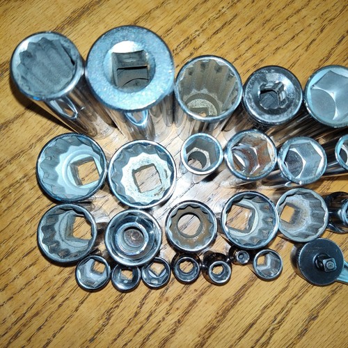 Bulk 6+ Pounds Variety Of Sockets All Made In USA Mix Of Metric/SAE ...