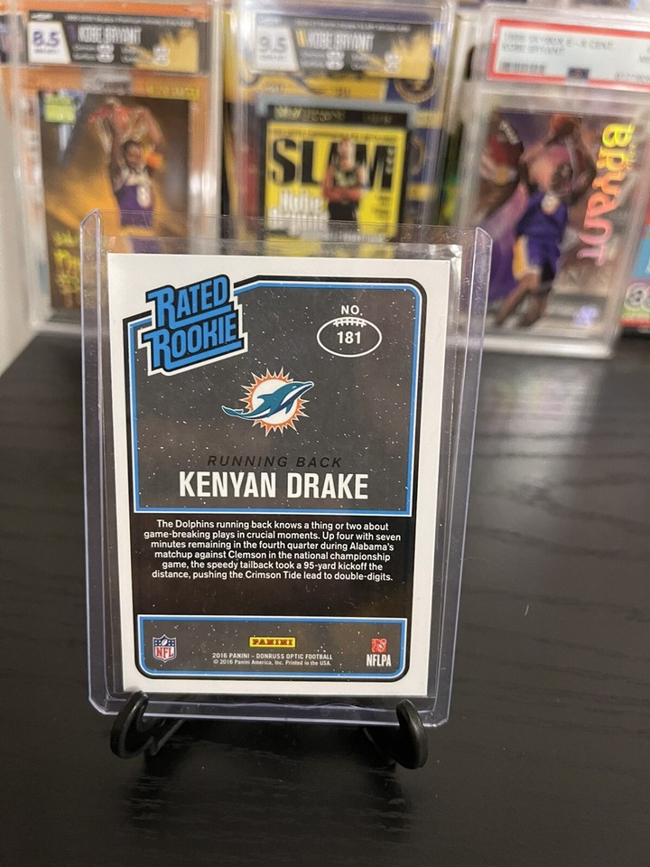 💥2016 Donruss Optic Rated Rookie Kenyan Drake RC (Dolphins) #181💥 | eBay