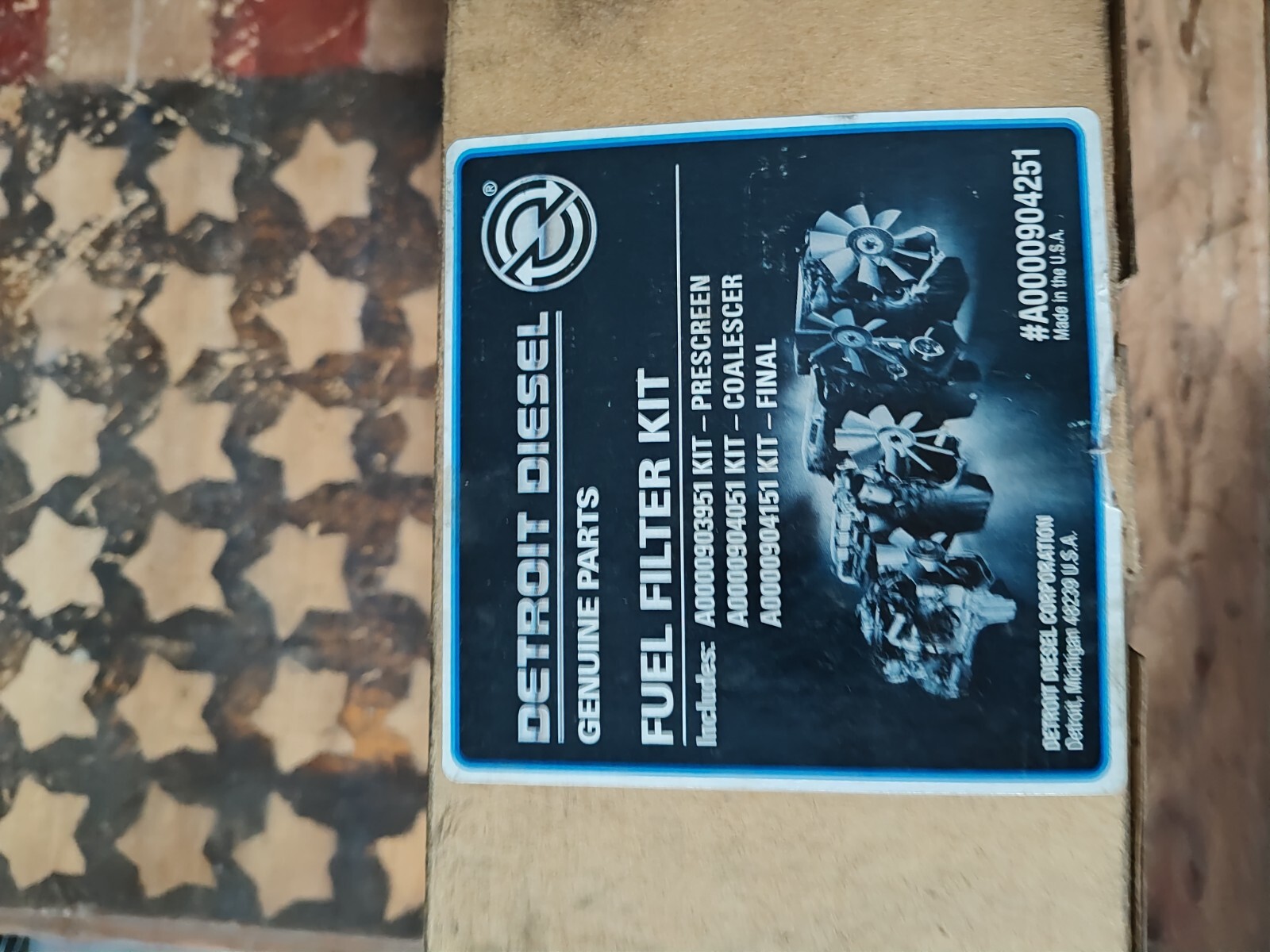 GENUINE DETROIT FUEL FILTER KIT A0000904251 NEW **SEALED PARTS ...