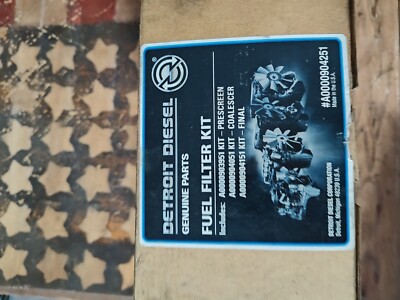 GENUINE DETROIT FUEL FILTER KIT A0000904251 NEW **SEALED PARTS ...