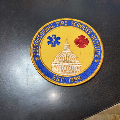 Vintage / Obsolete Fire Department Patch Congressional Fire Services | eBay