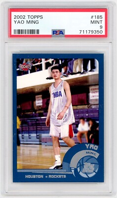 2002-03 Topps #185 Yao Ming Houston Rockets RC - Rookie (HOF) / MINT ...