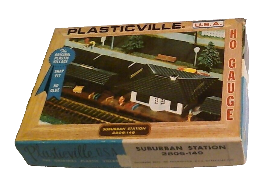 Plasticville U.S.A. #2806-149 HO scale Suburban Station with box ...