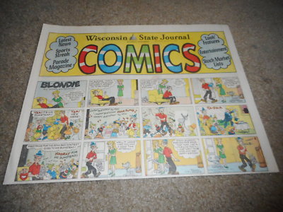 JULY 17 1977 Wisconsin Newspaper Sunday Comic Section | eBay