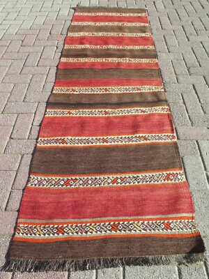 Runner Rug, Turkish Kilim Runner, Hallway Rugs, Corridor Aisle Red Rug ...