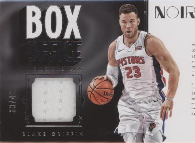 2017-18 Panini Noir - Box Office Memorabilia Blake Griffin #BO-BG /49 ...