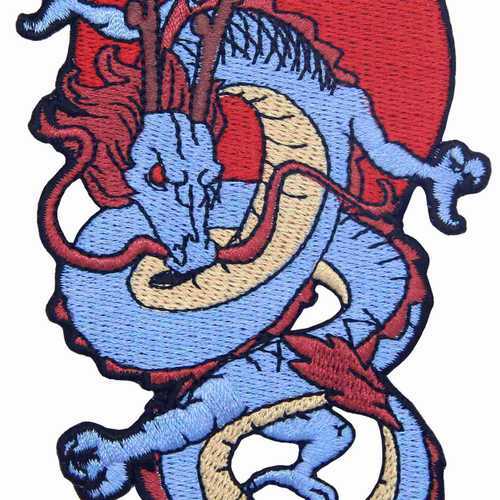 Iron On Clothing Patches Embroidered Jacket applique transfers Light ...