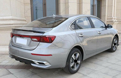 Carbon Fiber Look Rear Door Tail Trunk Spoiler Wing Lip For Kia Forte ...