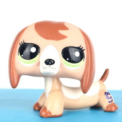 Authentic Littlest Pet Shop #2035 Dog Dachshund Original Hasbro LPS ...