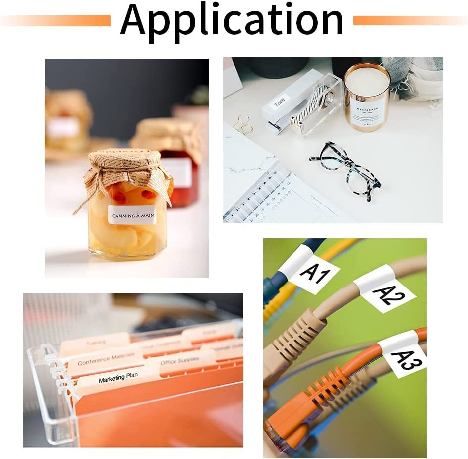 Label Maker Machine E1000 Portable Handheld Labeler Machine P-Touch TZe ...