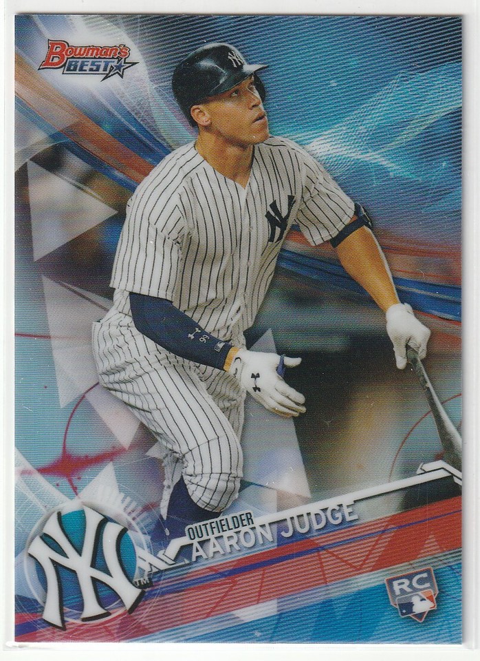 2017 TOPPS AARON JUDGE RC UPICK HERITAGE FINEST GALLERY BOWMAN BOWMANS ...