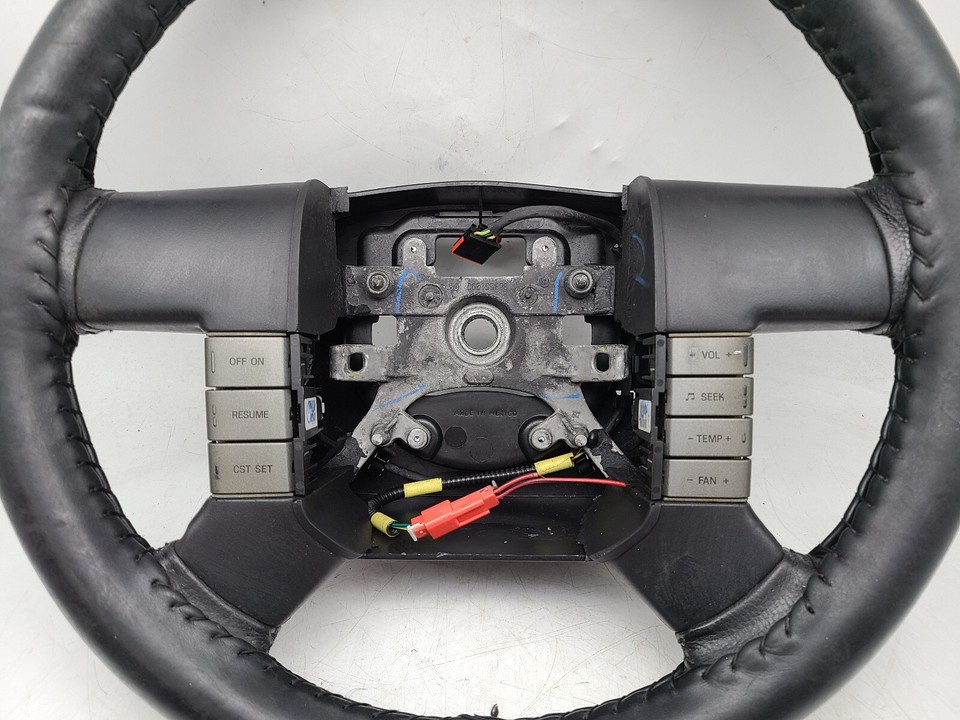 2004-2008 Ford F150 Steering Wheel BLACK LEATHER Cruise Controls OEM ...