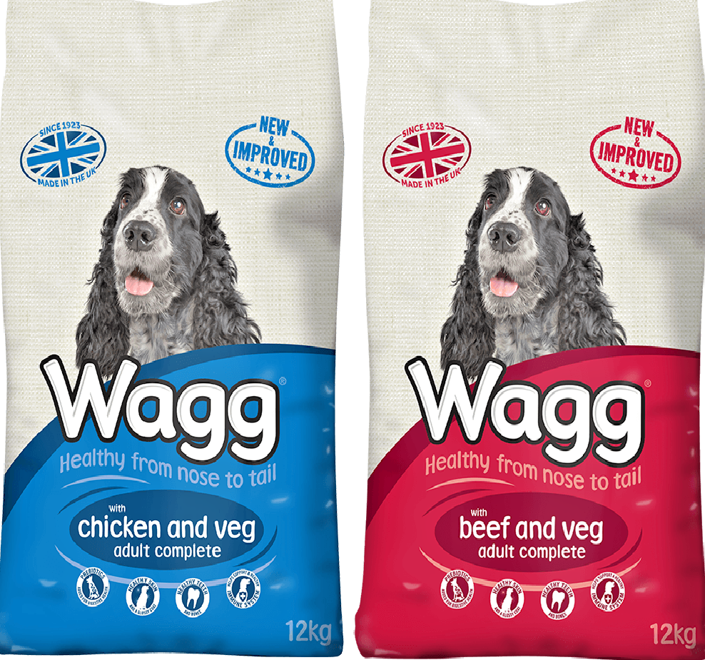 WAGG COMPLETE - (1kg to 12kg) - Adult Dry Dog Food Kibble bp Chicken ...