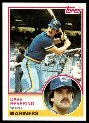 1983 Topps Baseball Card Dave Revering Seattle Mariners #677 | eBay