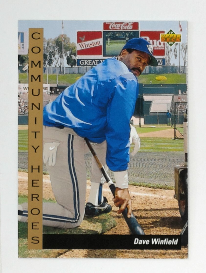 1993 Upper Deck #40 Dave Winfield Toronto Blue Jays Offensive Sign | eBay