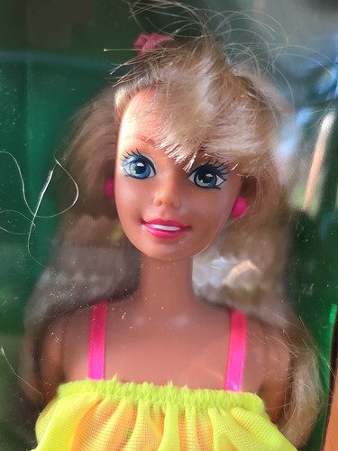Vintage Ruffle Fun Barbie Doll Blonde #12433 Mattel 1994 Rare for sale ...