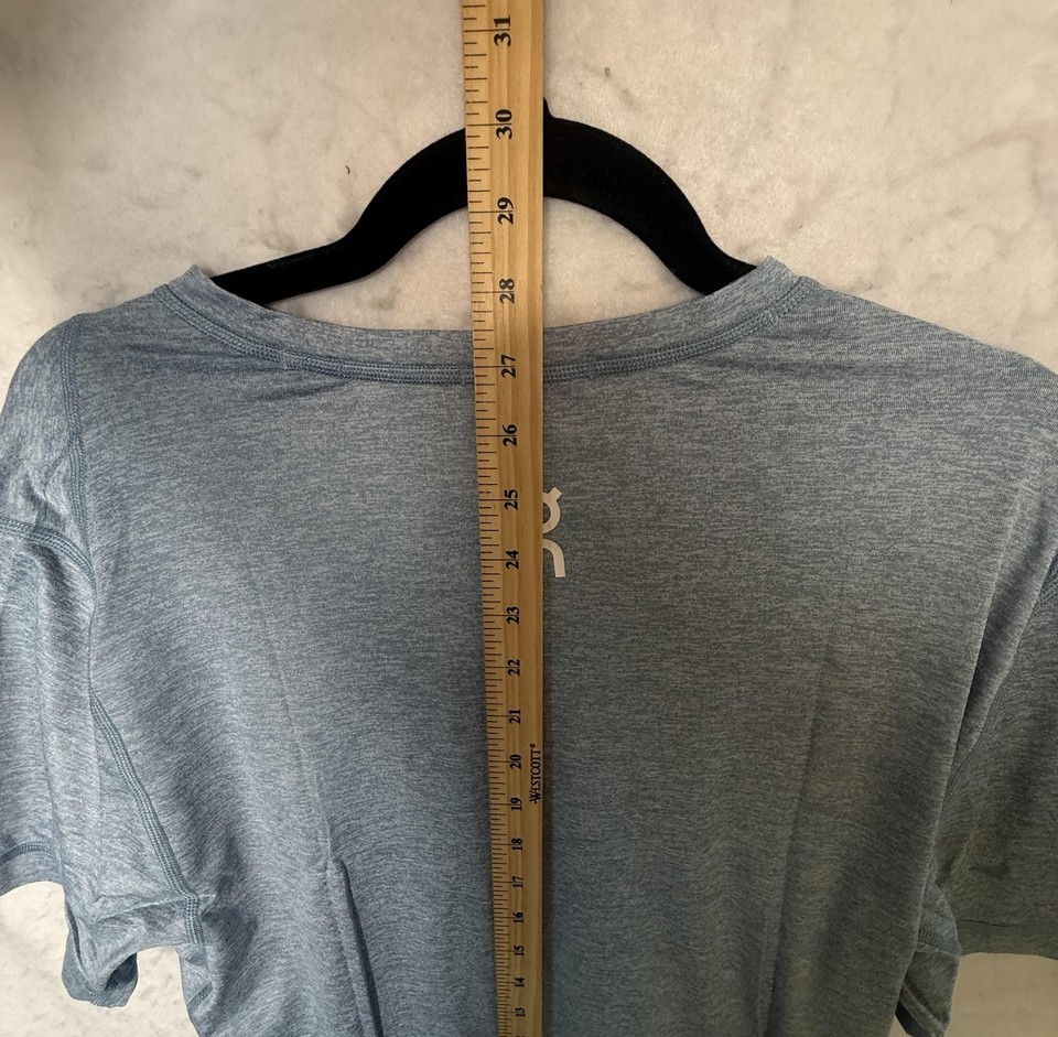 On Cloud Shirt Mens Medium Blue Heather Running Courtside-T Tennis Performance | eBay