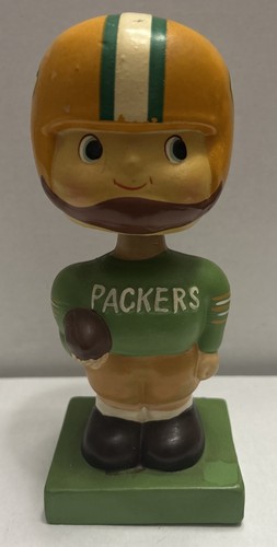1960's Vintage Green Bay Packers NFL Football Bobblehead Nodder Great ...