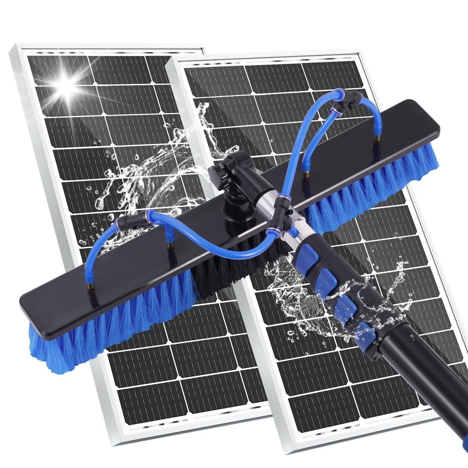 Window Cleaning Pole Water Fed Brush Roof Kit Extendable Telescopic For ...